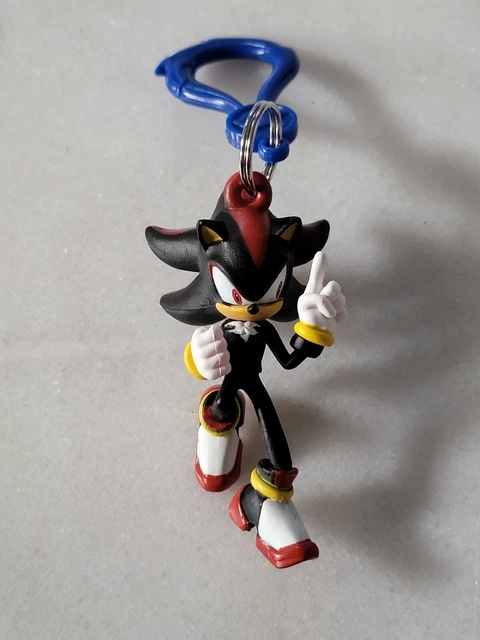 SONIC THE HEDGEHOG Backpack Hanger RARE SHADOW Figure Keychain Series 2 ...