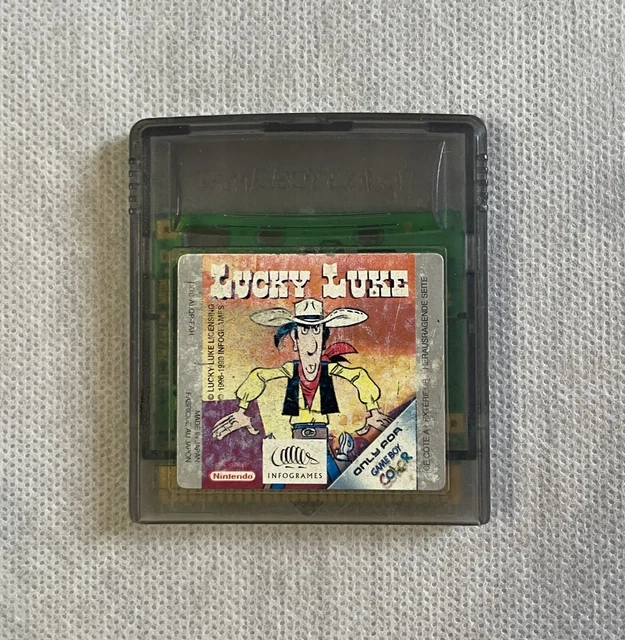 LUCKY LUKE GAMEBOY Color Version PAL FR Cartouche Seule Jeu Testé ...