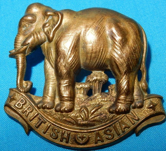 FINE ORIGINAL KINGS Colonial British Asian Regiment Infantry Military ...