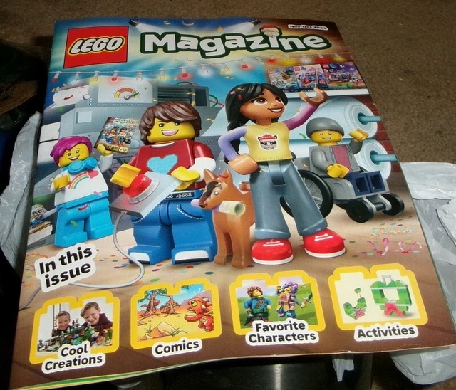 LEGO MAGAZINE NOVEMBER December 2024 Frozen Star Wars Wicked Dreamzzz ...