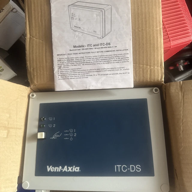 VENT AXIA ITC Trakmaster Twin Fan Controller ITC-DS £255.47 - PicClick UK