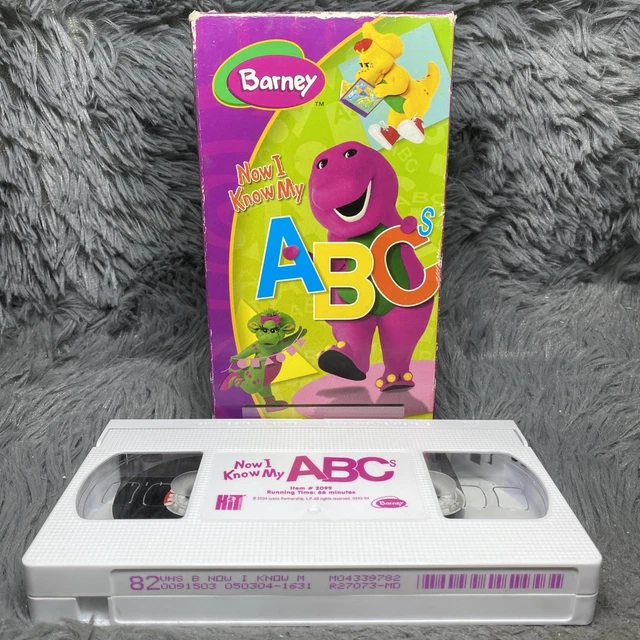 BARNEY - NOW I Know My ABC’s VHS Tape 2004 HiT Entertainment Kids ...