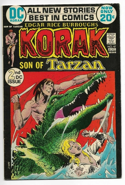 KORAK SON OF Tarzan #47 "The War Machine!" 1972 DC Comics $12.49 - PicClick