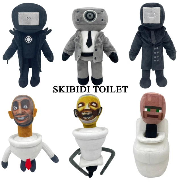 SKIBIDI TOILET MAN Plush Toy Cute And Huggable Short Plush 25-27cm ...
