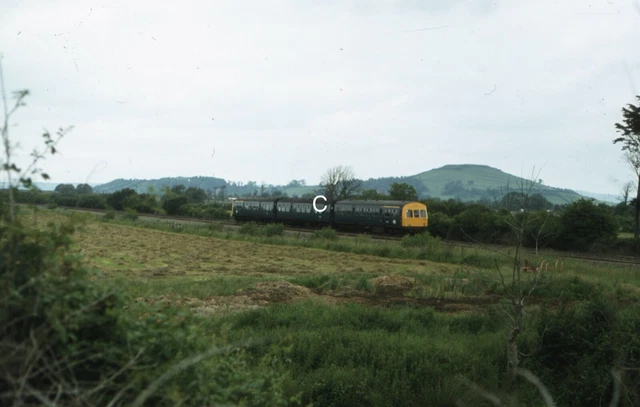 35MM SLIDE BRITISH Railway Br Diesel Class Dmu 101 - At Highbridge 18 ...