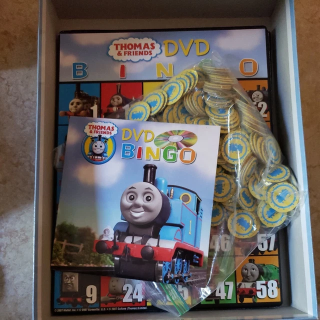 THOMAS THE TANK Engine DVD Bingo Childrens Game Thomas Train Friends TV ...