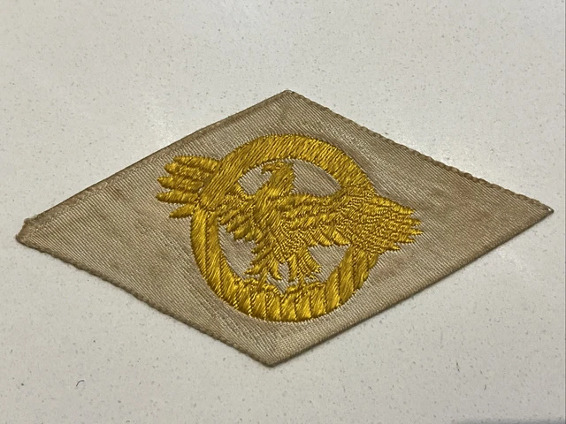 ORIGINAL WWII U.S. NAVY RUPTURED DUCK HONORABLE DISCHARGE WHITE PATCH ...