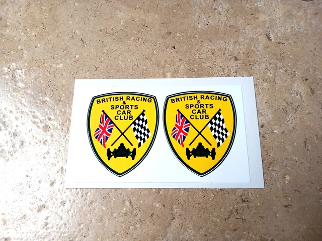 CLASSIC MINI COOPER S British Racing & Sports Car Club Decals Bmc Works ...
