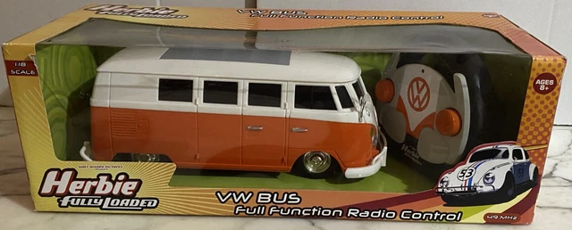 HERBIE FULLY LOADED VW Bus Full Function Radio Control $75.00 - PicClick