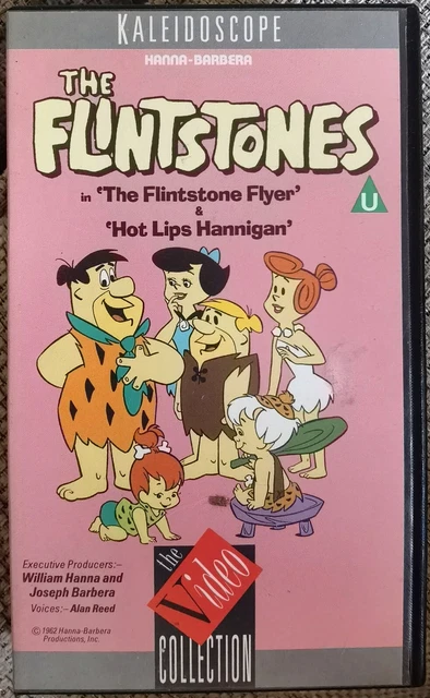 THE FLINTSTONES VHS Video Flyer Hot Lips Hannigan 1962 1985 William ...