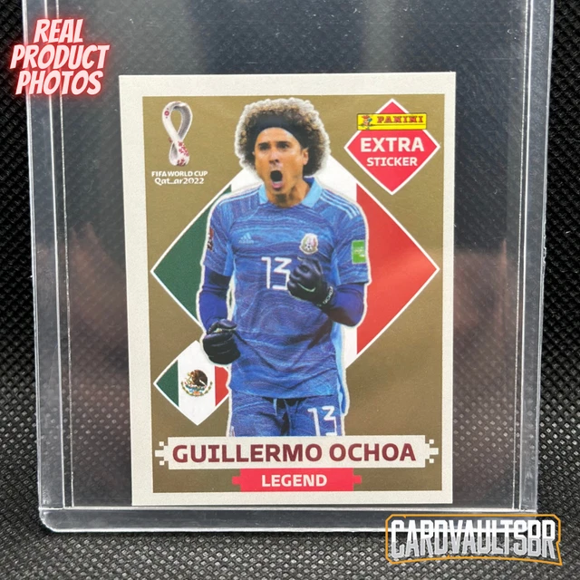 RARE PANINI FIFA World Cup Qatar 2022 - GOLD Extra Sticker Guillermo ...