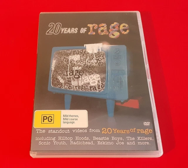 20 YEARS OF RAGE Australian Music Show DVD - Great Condition ABC Oz TV ...