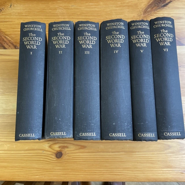 THE SECOND WORLD War by Winston Churchill complete six volume set !st editions £300.00 - PicClick UK