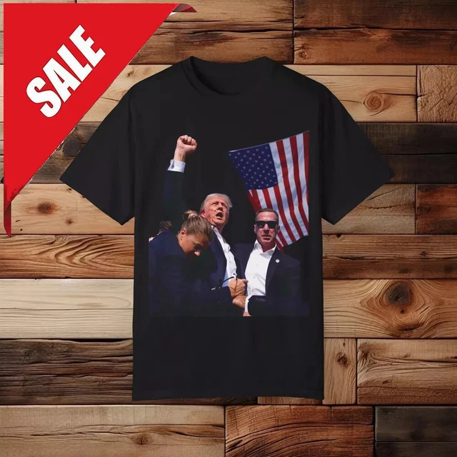 SALE! TRUMP RALLY Assassination Attempt Heavyweight T-Shirt £6.46 ...