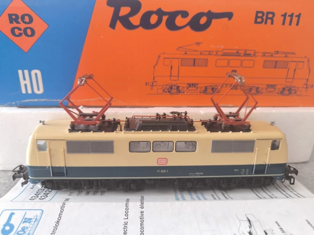 ROCO 43414 E-LOK BR 111 DB / H0/DC/8 polige DSS NEM 652/ digital ...