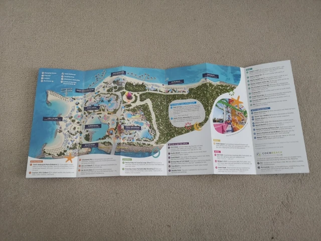 ROYAL CARIBBEAN CRUISE Line Coco Cay Map £2.99 - PicClick UK