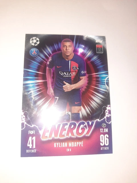 TOPPS KYLIAN MBAPPE Energy Karte EN6 EUR 9,00 - PicClick DE