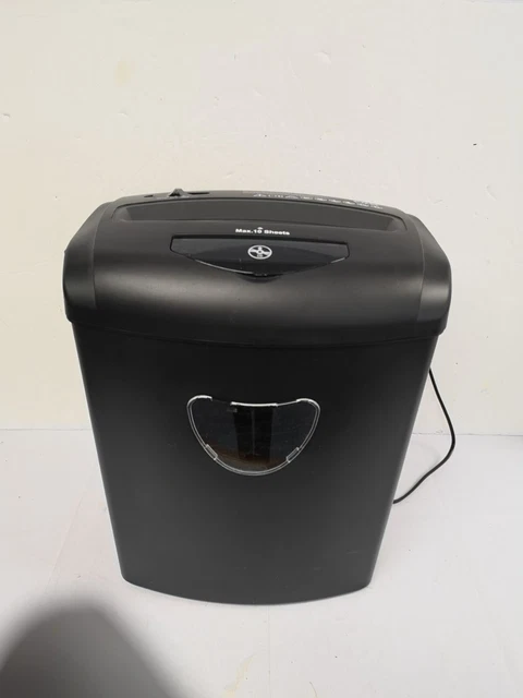PRO ACTION 10 Sheet Cross Cut Paper Shredder Black H10 Y305 £6.95 ...