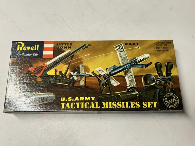 RARE VINTAGE REVELL Little John Tactical Missile Model Kit 1958 Sealed ...