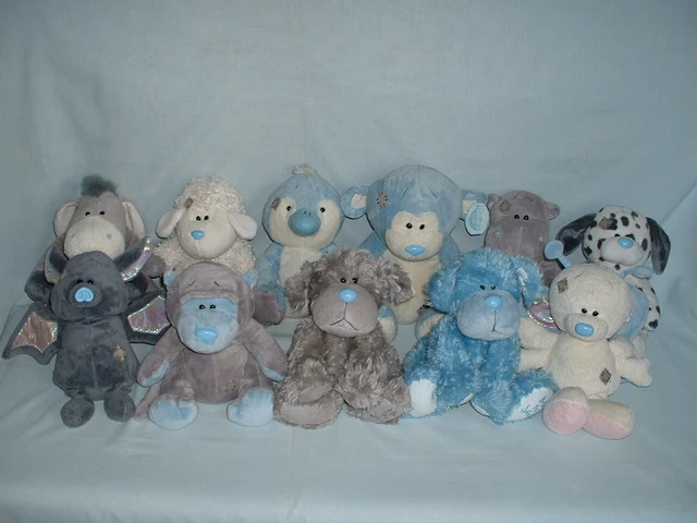 TATTY TEDDY LARGE MY BLUE NOSE FRIENDS Soft Beanie Toys *PICK FROM SET ...