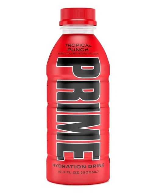 Prime Hydration Drink By Logan Paul X Ksi Tropical Flavour X1 500ml Eur