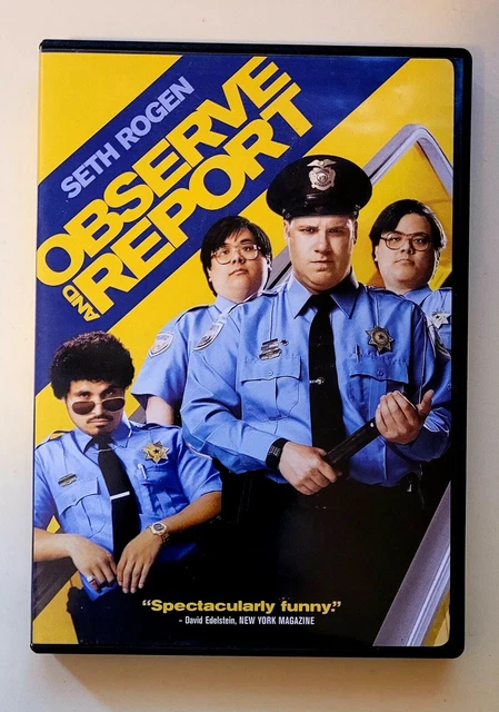 OBSERVE AND REPORT DVD Seth Rogen Full Screen Widescreen Comedy R Free ...