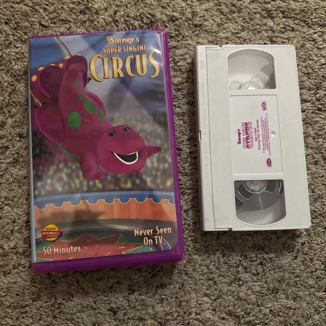 BARNEY - SUPER Singing Circus (VHS, 2000) £14.30 - PicClick UK