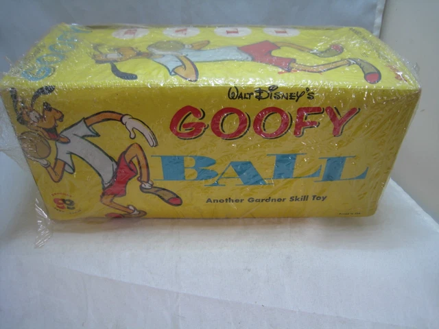 GIOCATTOLO VINTAGE ANNI '50 Walt Disney Goofy ball Gardner Pippo ...