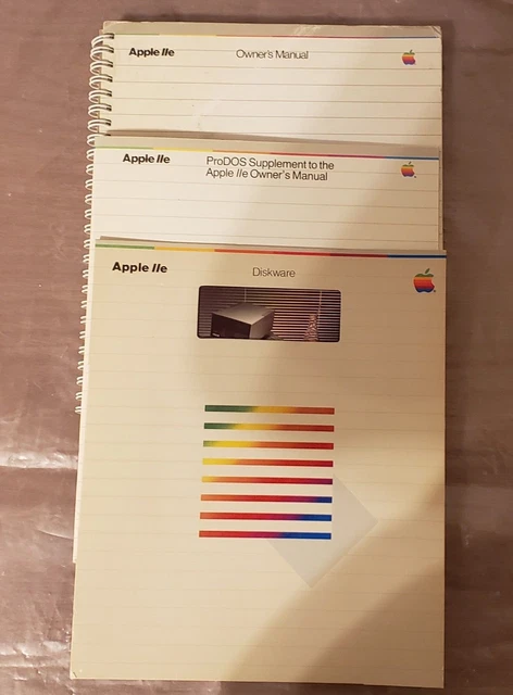 APPLE IIE OWNERS Manual & ProDOS Supplement to the Apple IIe Owner's ...