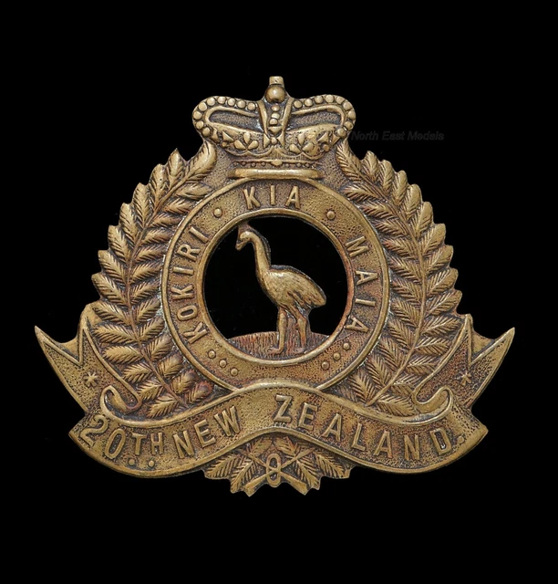 WW1 ANZAC NZEF New Zealand Army 20th Reinforcements Cap Badge £39.99 ...