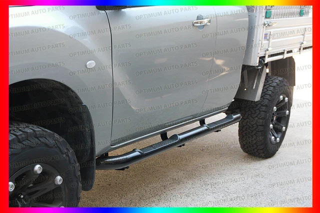 RUNNING BOARDS BLACK Side Steps For FORD Ranger PX PX2 PX3 2012-2020 ...