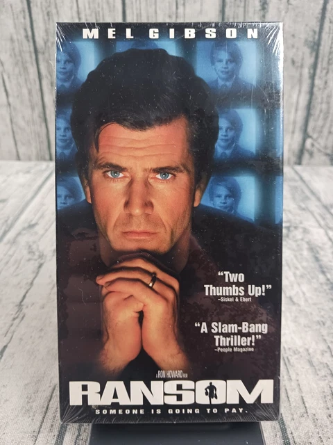 RANSOM (VHS, 1996) Ron Howard, Mel Gibson, Rene Russo, Gary Sinise ...
