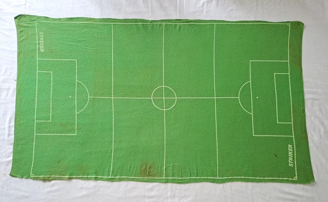 RARE BAIZE CLOTH Striker Pitch Table Football Game 1970s 1980s Parker ...