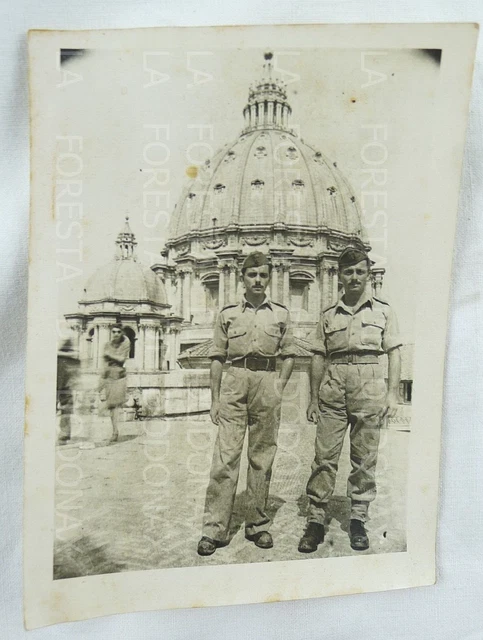 FOTO MILITARE WW2 Seconda Guerra Mondiale Roma Vaticano Occupazione ...