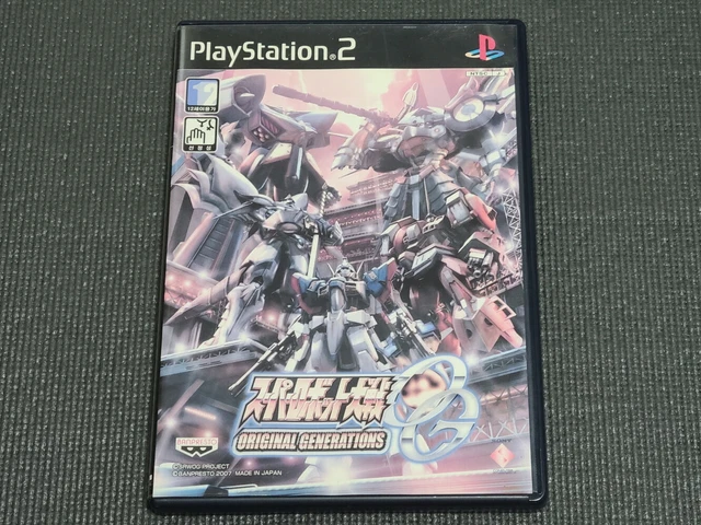 SONY PLAYSTATION2 SUPER Robot Taisen OG Original Generations Game ...