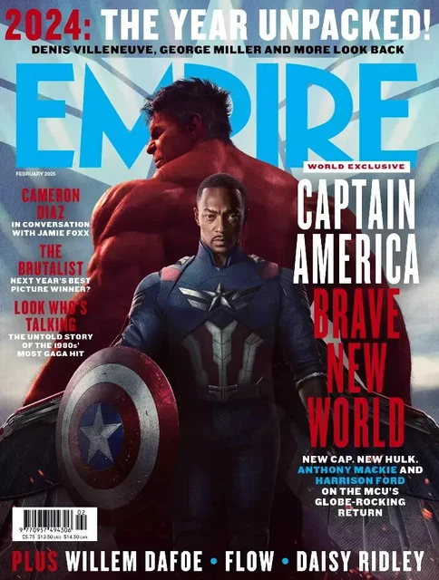 EMPIRE MAGAZINE FEBRUARY 2025 (Captain America - Brave New World, 2024 ...