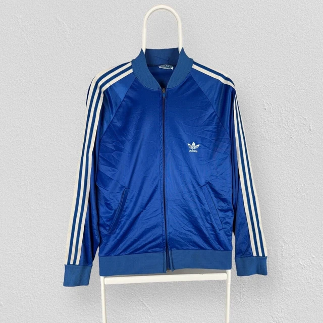 VINTAGE 80S ADIDAS Originals Keyrolan Track Top Jacket Trefoil USA Mens Medium £85.00 - PicClick UK