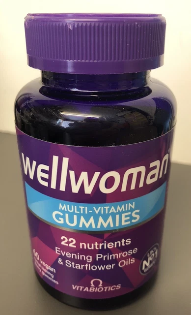 VITABIOTICS WELLWOMAN - Multi-Vitamin Gummies 60 Vegan Berry Gummies ...