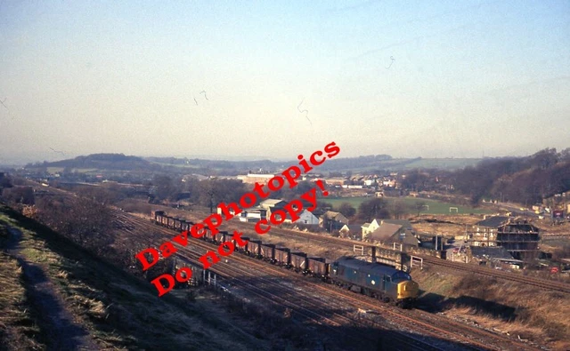 ORIGINAL 35MM Slide Railway Diesel /Steam- 37165 Eastbound with empties ...