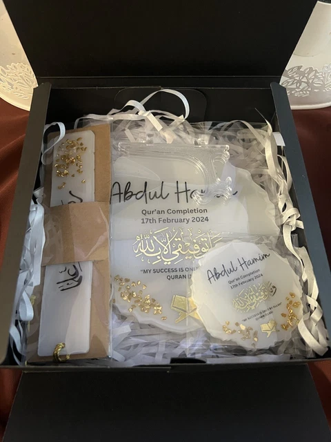 PERSONALISED ISLAMIC QURAN Completion Khatam Mubarak Hafiz , Hifz Frame ...