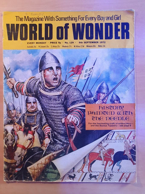 VINTAGE WORLD OF Wonder Magazine No.129, issued September 1972 EUR 4,12 ...
