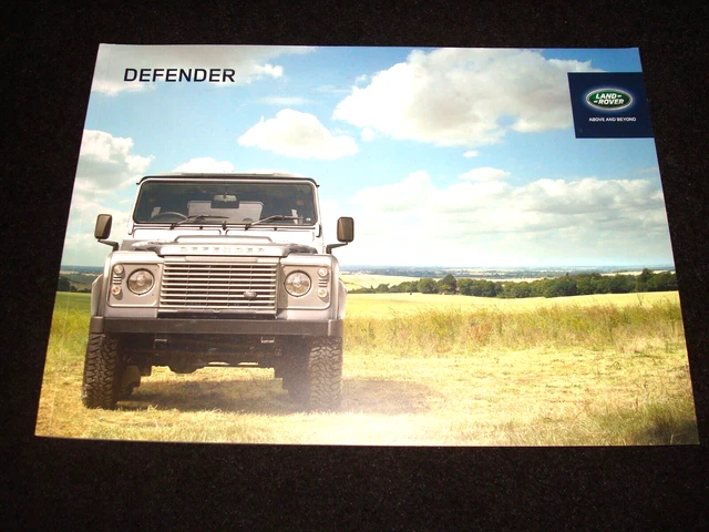 LAND ROVER DEFENDER 90, 110, 130 Uk Sales Brochure 2014 New, Old Stock ...