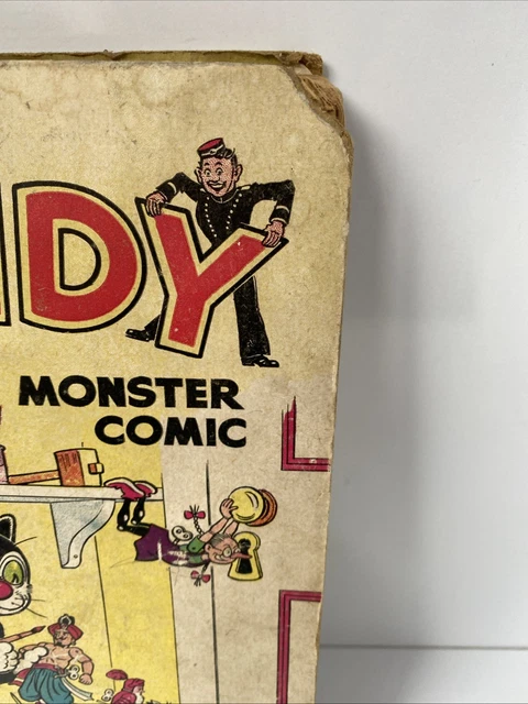 THE DANDY MONSTER Comic book 1952 D.C Thompson & Co Ltd Vintage No ...
