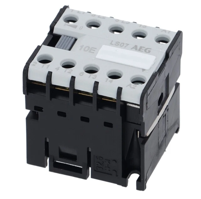 CO01 AEG LS07 10E MINI RELAY CONTACTOR 230V COIL 3xNO 1xNO AUXILLARY ...