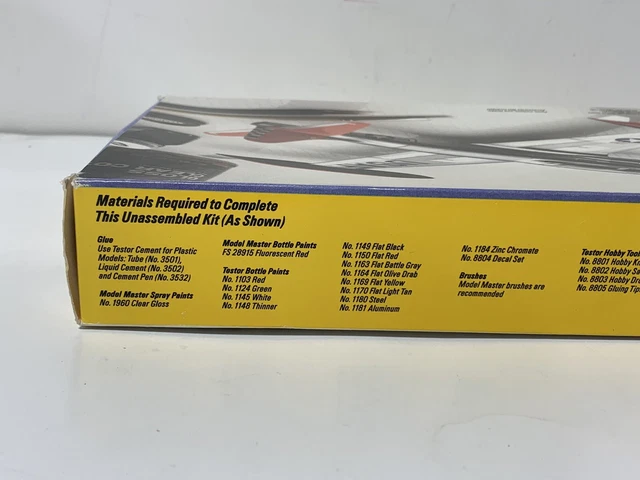 TESTOR'S LOCKHEED T-33A Trainer Plane Kit 1/48 Scale - Kiwi Red Knight ...