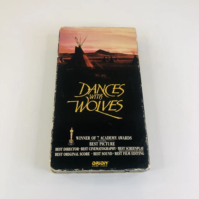DANCES WITH WOLVES VHS 1990 Kevin Costner Western £5.68 - PicClick UK