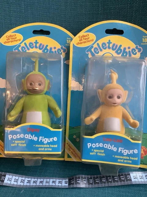 2X TELETUBBIES TOYS - poseable head and arms - Dipsey and Laa Laa £25. ...