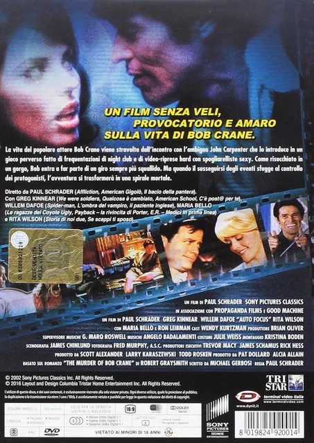 AUTO FOCUS (DVD) Angelo Badalamenti Maria Bello Willem Dafoe (US IMPORT ...