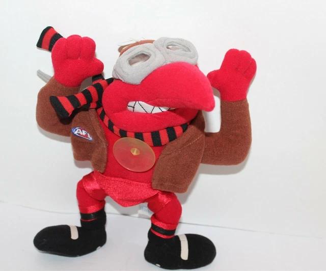 ESSENDON BOMBERS MASCOT Plush Toy AFL Football 10" $14.99 - PicClick AU