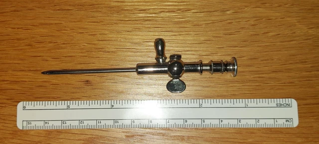 ANTIQUE LUMBAR PUNCTURE Manufactured By Downs UK Surgical Instrument ...